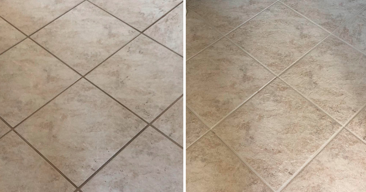 Our Techs Provided an Excellent Grout Cleaning Service Restoring This ...