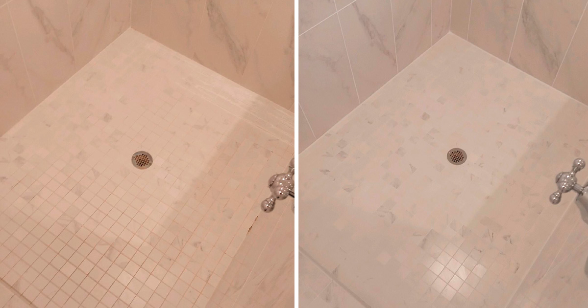 This Deteriorated Shower in Fort Myers Looks Like New Thanks to Our ...